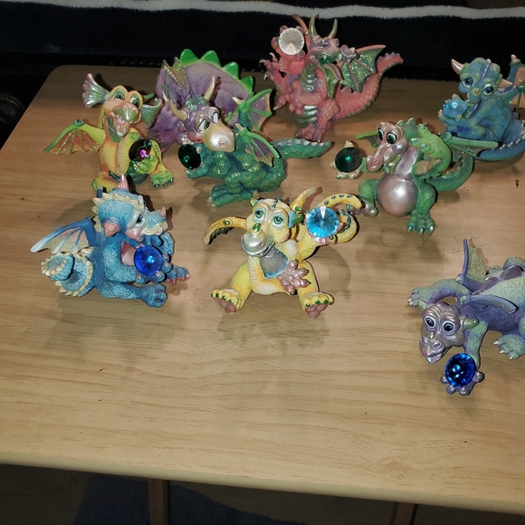 Franklin Mint | Accents | Mood Dragons Limited Edition Figurines | Poshmark